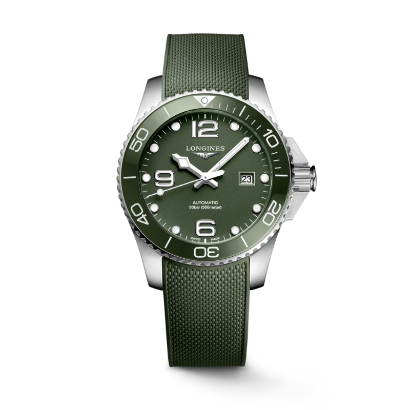 Longines HydroConquest verde 41 mm L37824069 – Bauer Joyeros
