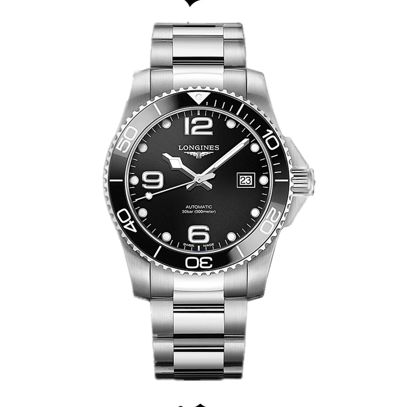 Longines HydroConquest negro 43 mm L37824566 – Bauer Joyeros